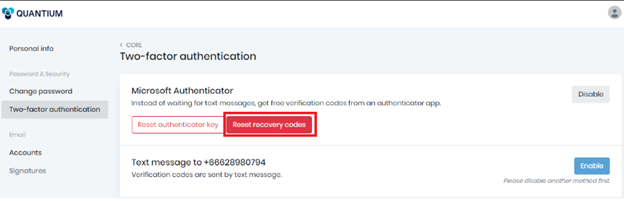 Help signing in with Microsoft Authenticator | Quantium Technology