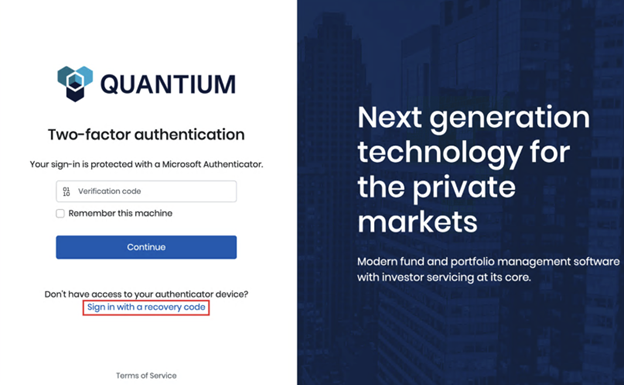 Help signing in with Microsoft Authenticator | Quantium Technology