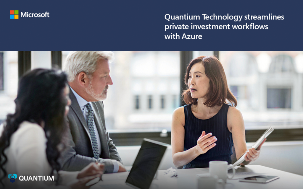 Quantium & Microsoft build the best private equity software